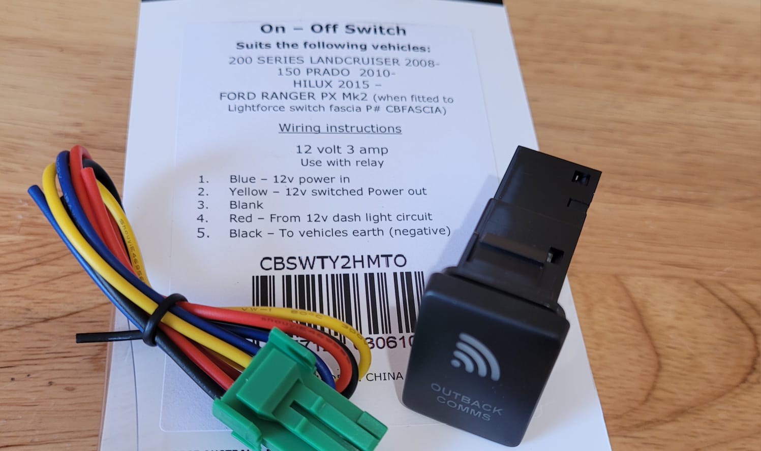 Dash Switches – Outback Comms
